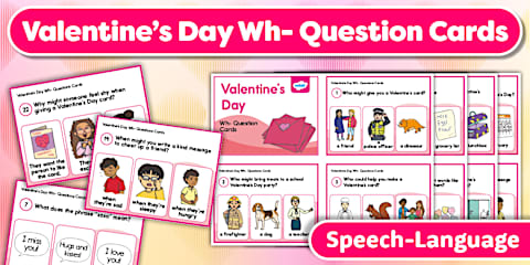 Valentine's Day Read and Write the Room Worksheet for K-2nd Grade