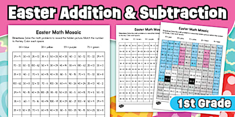 First Grade Place Value Puzzles to 100