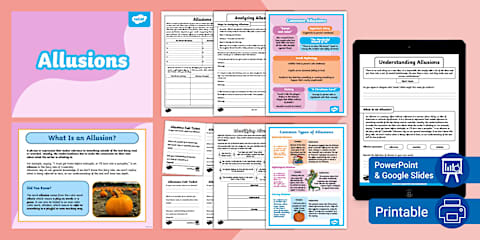 Types of Allusions Poster