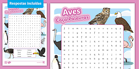 Répteis - Caça palavras