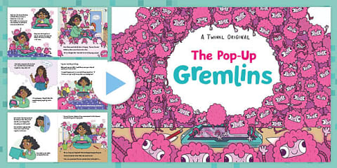 The Pop-Up Gremlins Stop, Close, Tell Online Safety Posters