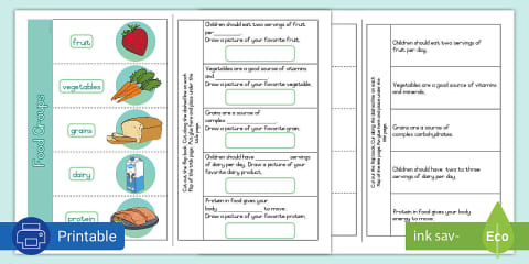 Grade 3 Life Skills Term 2 Healthy Eating Food Groups Activity Book ...