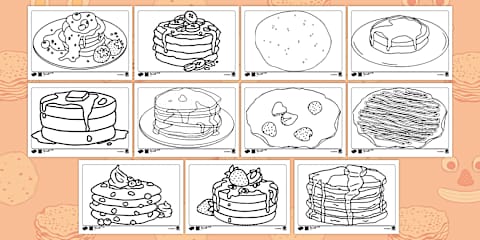 My First Pancake Day Colouring Pack