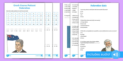 Key Figures in the Australian Federation Fact File Pack