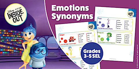 Inside Out: Emotions SEL Dramatic Play Stick Puppets