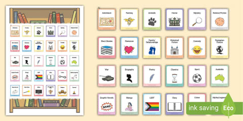 Library Book Spine Labels: Non-Fiction Books