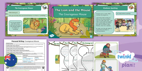 Foundation Traditional Tales: The Lion and the Mouse Personal Writing ...