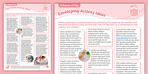 EYFS (Ages 0-3) Schemas of Play: Transporting Activity Ideas