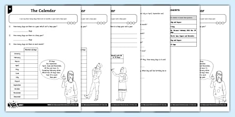 Year 2 Measurement: Calendar Lesson 1