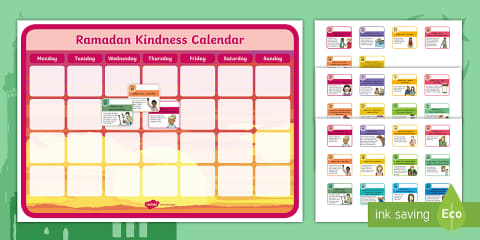 Ramadan Fasting Calendar