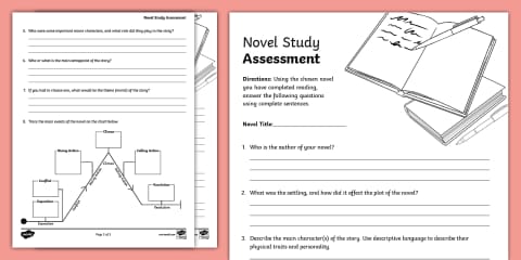 Novel Study Pack for 3rd-5th Grade