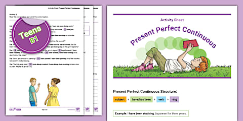 ESL Present Perfect Continuous Tense PPT Lesson [Adults, B1]