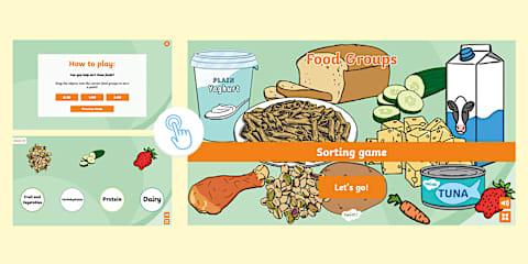 Food Groups Interactive Game