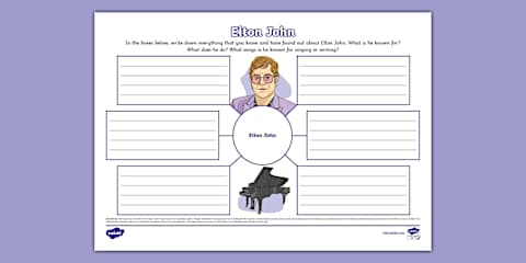 KS2 Elton John Fact File