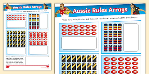 Year 2 Arrays Activities - Maths Challenge Cards - Maths