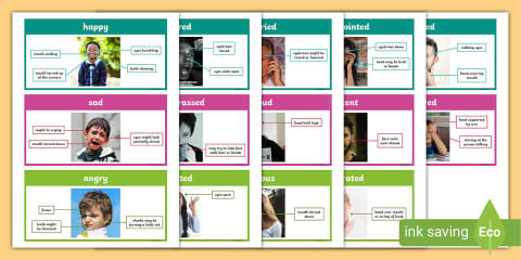 Emotions and Feelings Photo Display Cards | Twinkl