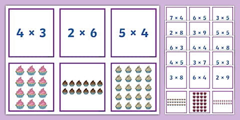 Year 2 Arrays Activities - Maths Challenge Cards - Maths