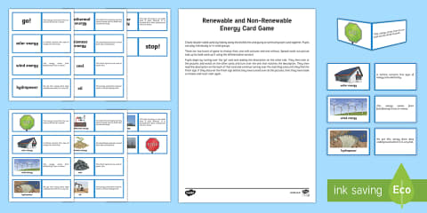Renewable and Non-Renewable Energy Match and Draw