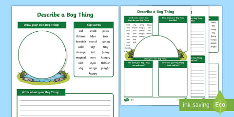 Pond Writing Template