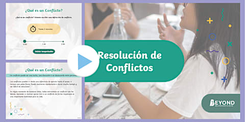 Sopa de letras: Manejo de conflictos