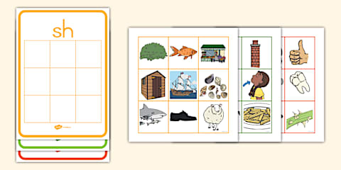 Reinforcing Sounds: 'sh', 'ch', 'th' and 'ng' Sorting Cards