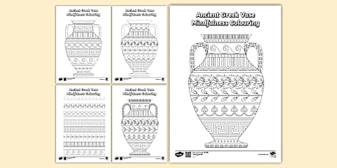 Draw the Ancient Greek Vase Art Activity