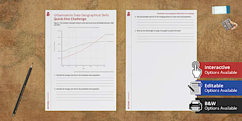 Urban Problems Word Search Worksheet