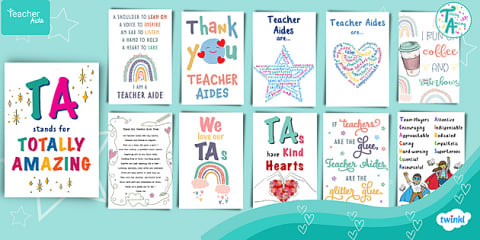 Teacher Aide Appreciation Poster