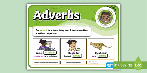 Ambitious Adverbs Word Mat - Primary Resources - Literacy