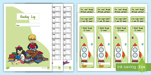 NZ Home School Reading Log Activity Booklet