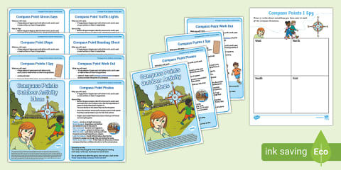 Seaside Compass Points Activity