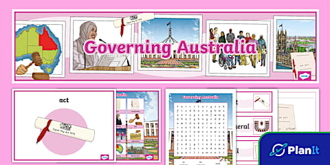 Year 6 HASS Civics and Citizenship Governing Australia Unit Pack