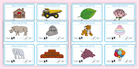 Heavier or Lighter Interactive Game