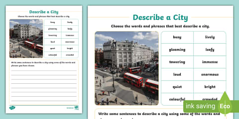 City Senses Mind Map