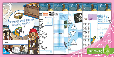 Pirate-Themed Maths Activity Booklet (Ages 7 - 9)