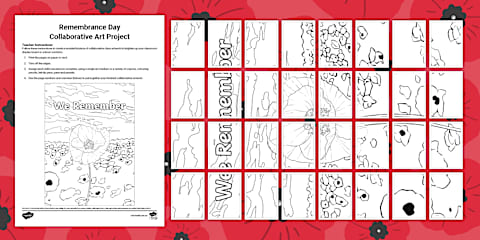 Remembrance Day Poppy Craft Instructions
