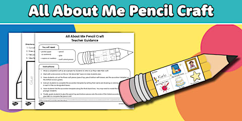 My Name Pencil Craft