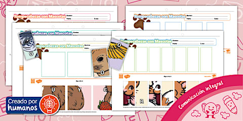 Ficha de actividad: Colorea y cuenta - Mascotas