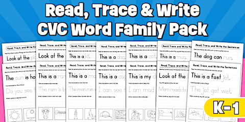 Phonics Curriculum Level 3: Blends and Double Consonants - Lesson 5 Pack
