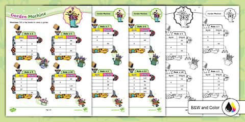 Make Your Own Function Machine Worksheet
