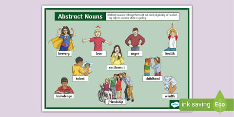 Abstract Nouns Word Search