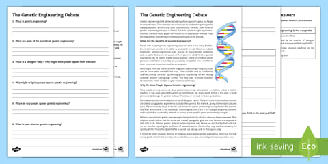 Genetic Engineering Collaborative Learning Activity