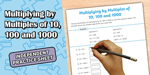 Multiplying by 10 and 100