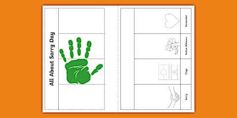 Sorry Day Hands | A National Sorry Day Resource | Twinkl