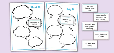 Think It or Say It? Interactive Sorting Game