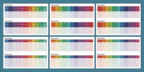 Place Value Houses Display