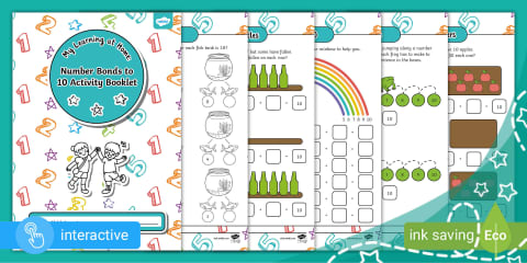 Number Bonds of 9 Booklet