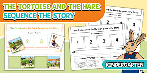 Tortoise and the Hare Story Map Activity Sheet