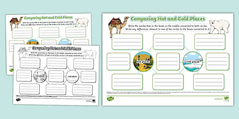 Comparing Hot and Cold Deserts Worksheet