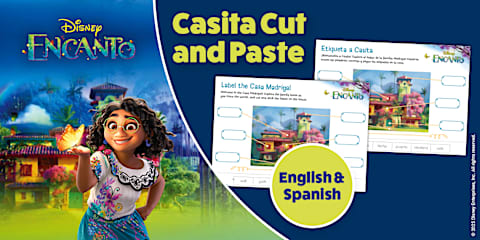 Around the House Spanish/English Intermediate Vocabulary Word Mat